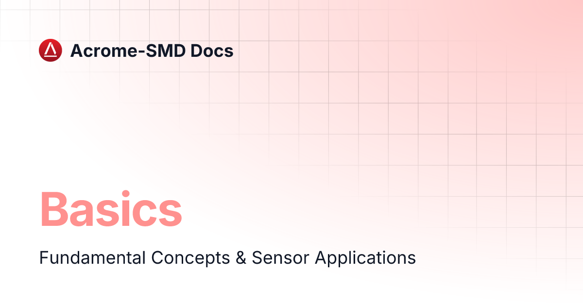 Basics Acrome Smd Docs